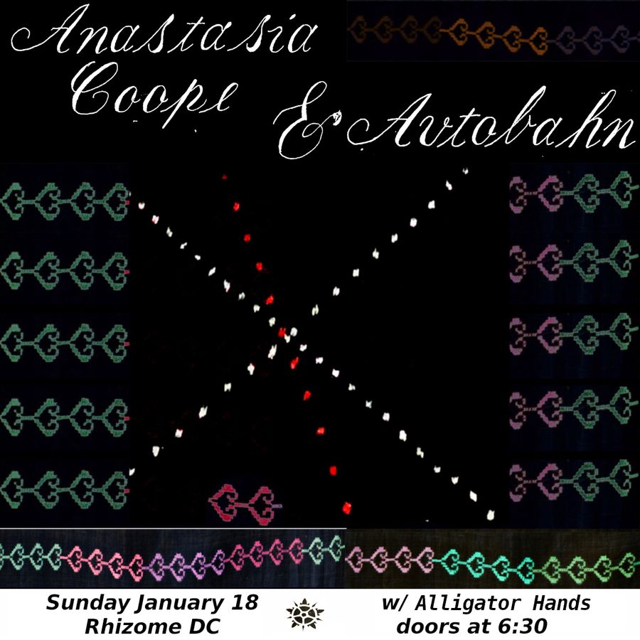 Pools - Sun, Jan 18 - Anastasia Coope / Autobahn / Alligator Hands by ...